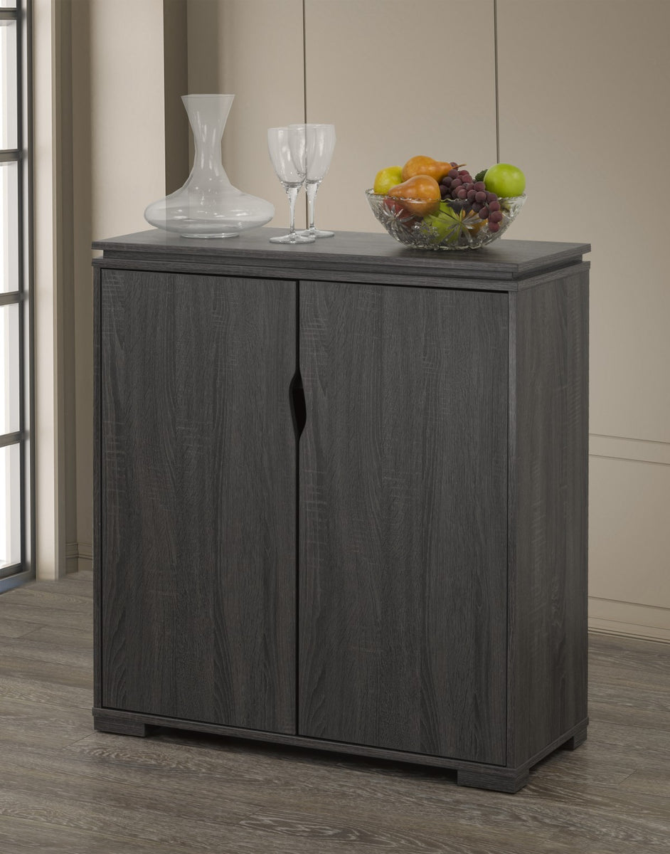 Grey Wood Storage Cabinet- Model #202671 – SalesAway