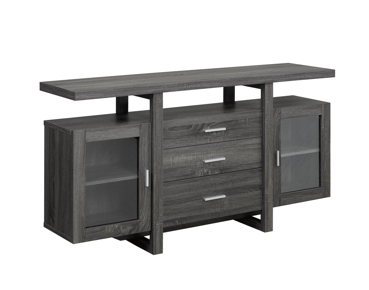 Grey Wood Server Buffet- Model #18021 – SalesAway