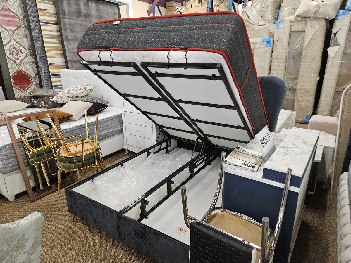 Turkish Hydraulic Storage Bed- All Sizes Available- Model Atrium ...