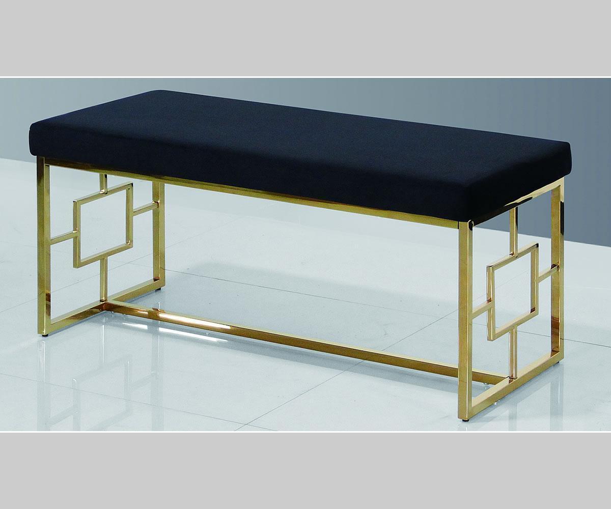 Classy Black & Gold Bench- Model Glam – SalesAway