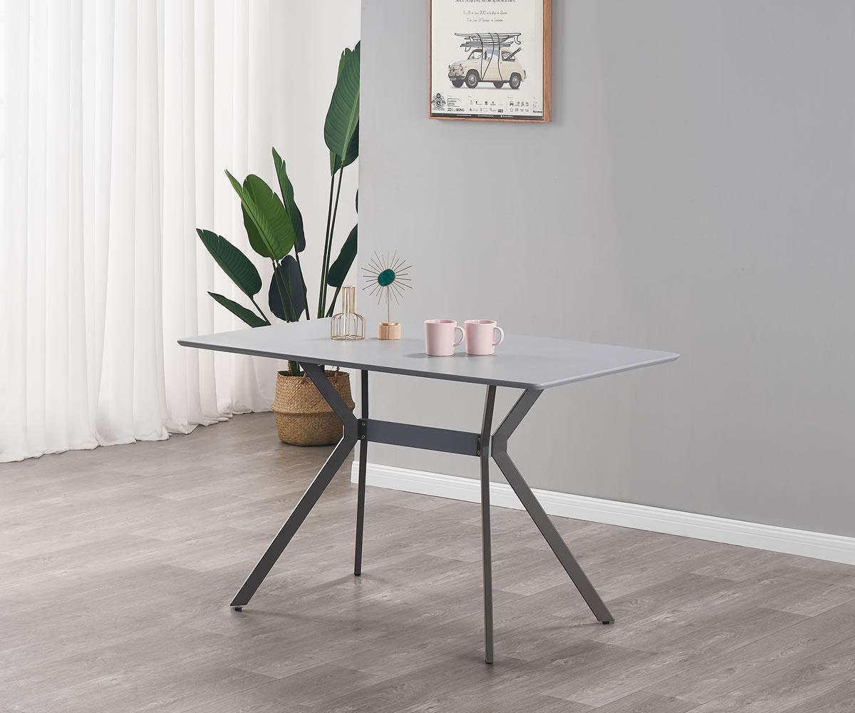 Grey 5 PC Anti Scratch Dining Table Set- Model Nash – SalesAway