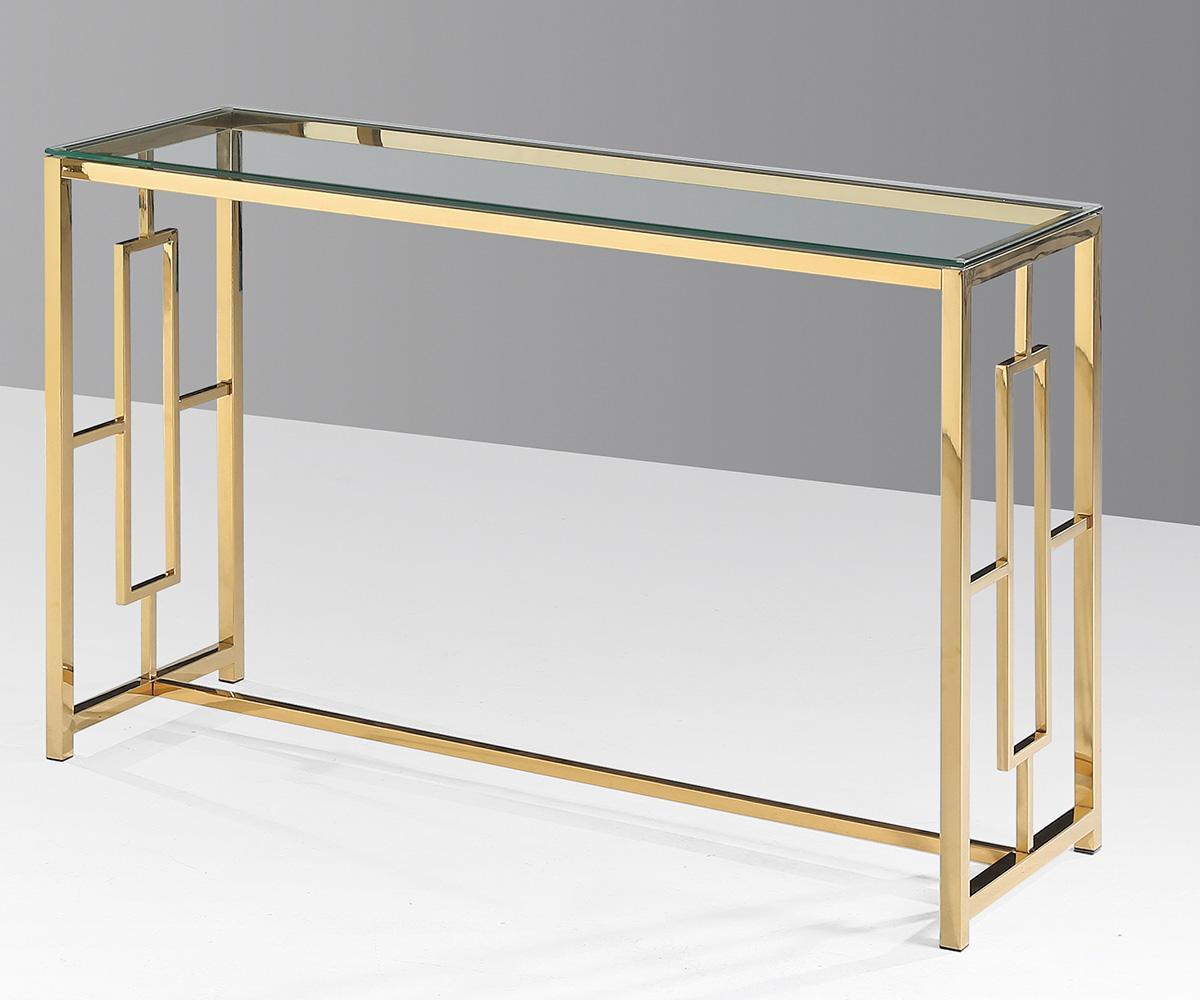 Modern & Classy Gold Console Table- Model Naomi – SalesAway
