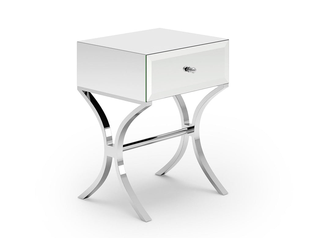 Buy End Tables In Richmond Hill | Crystal Mirrored Beveled Glass Night ...